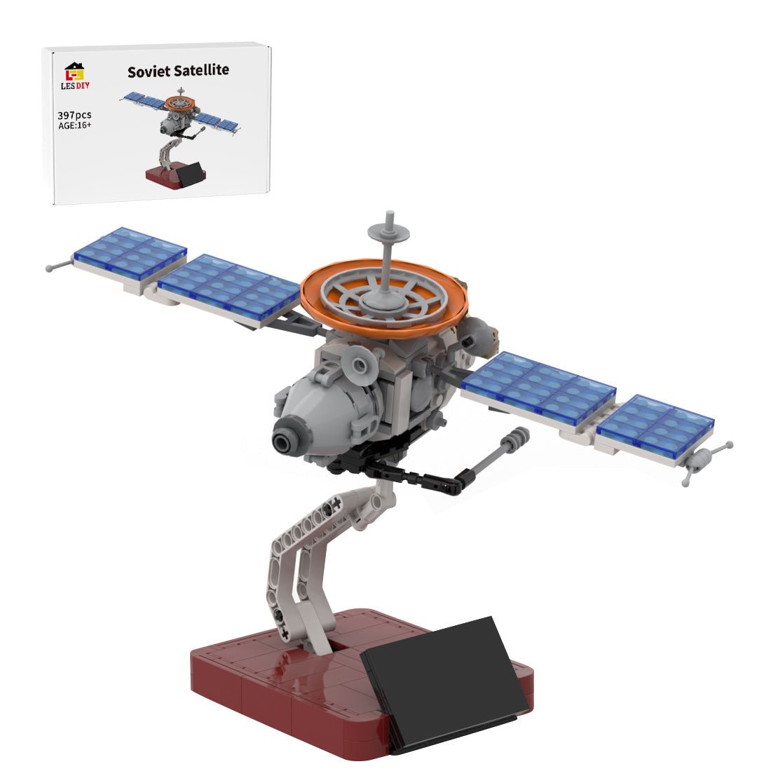 MOC-94478 Venera VII (Behepa VII) Klemmbausteine | LesDiy