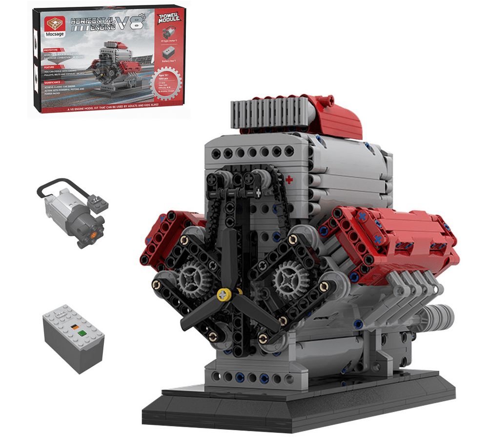 Crossplane V8 Engine: The Ultimate MOC for Gearheads – LesDiy