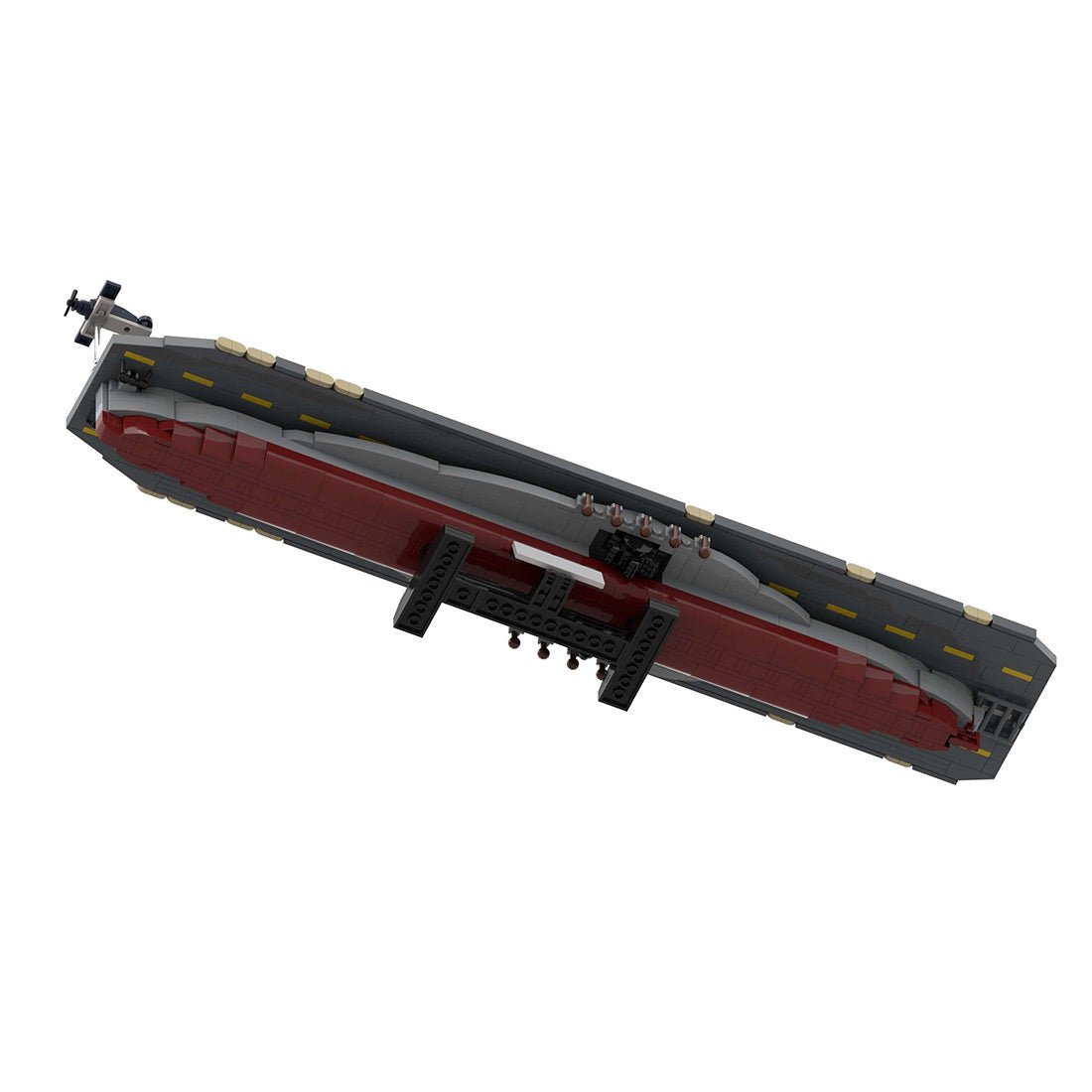 1/300 Scale US XI-64 Aircraft Carrier Module Military clamping blocks ...