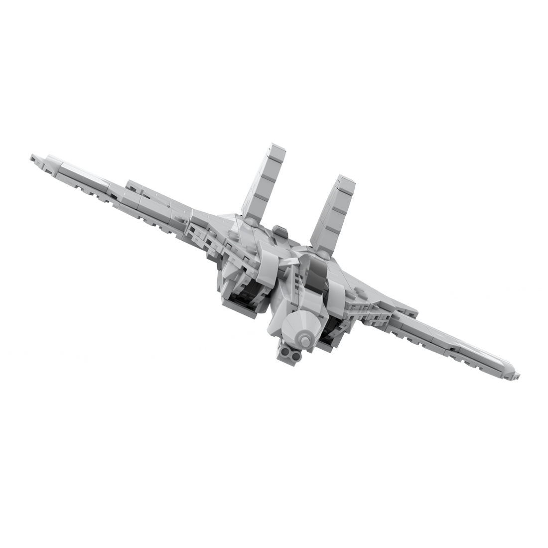 F14 fighter plane in 1:72 scale building blocks - LesDiy