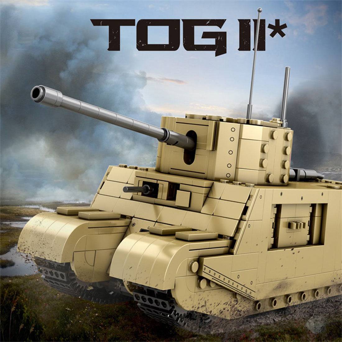 1/30 UK Heavy Infantry Tank TOGII Building Blocks