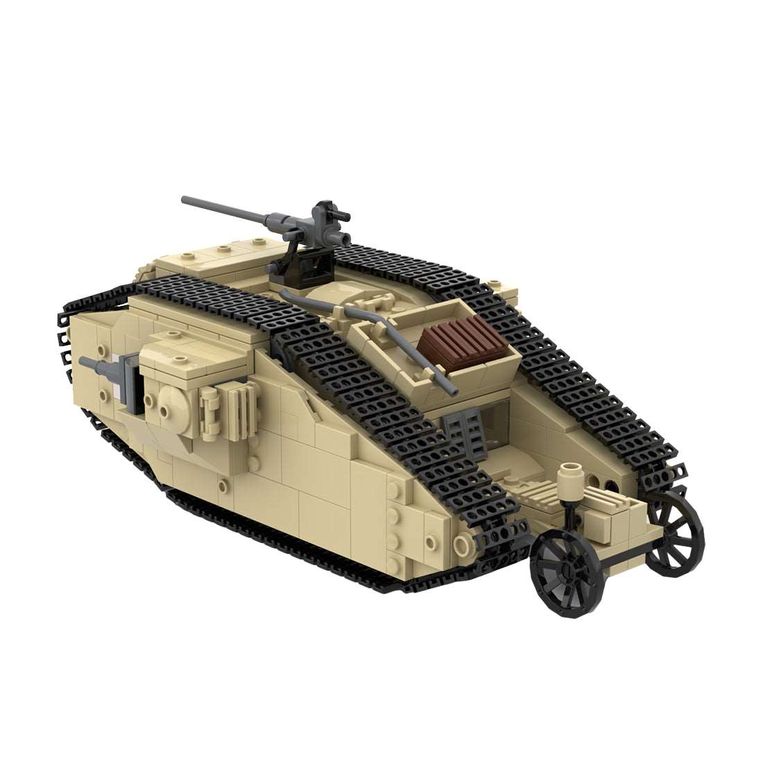 Mark-II-Militärpanzer Klemmbausteine - LesDiy