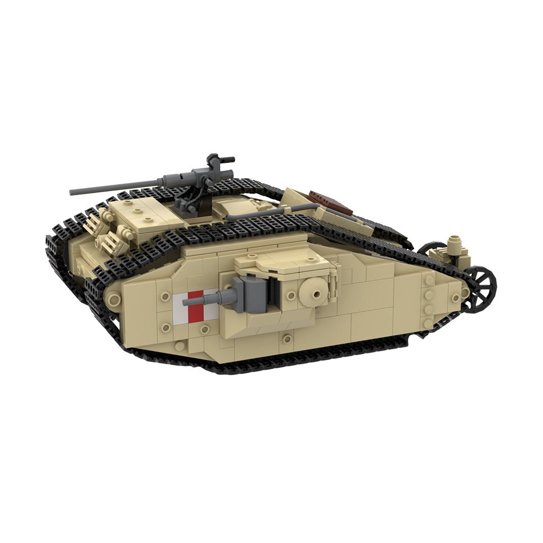 Mark-II-Militärpanzer Klemmbausteine - LesDiy