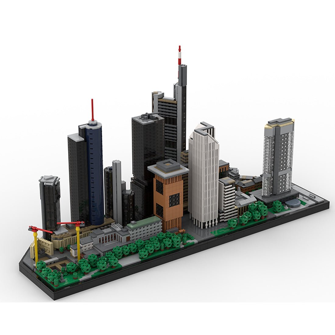 MOC-194842 Frankfurt Neue Mainzer Straße skyscrapers part 1 and part 2 ...