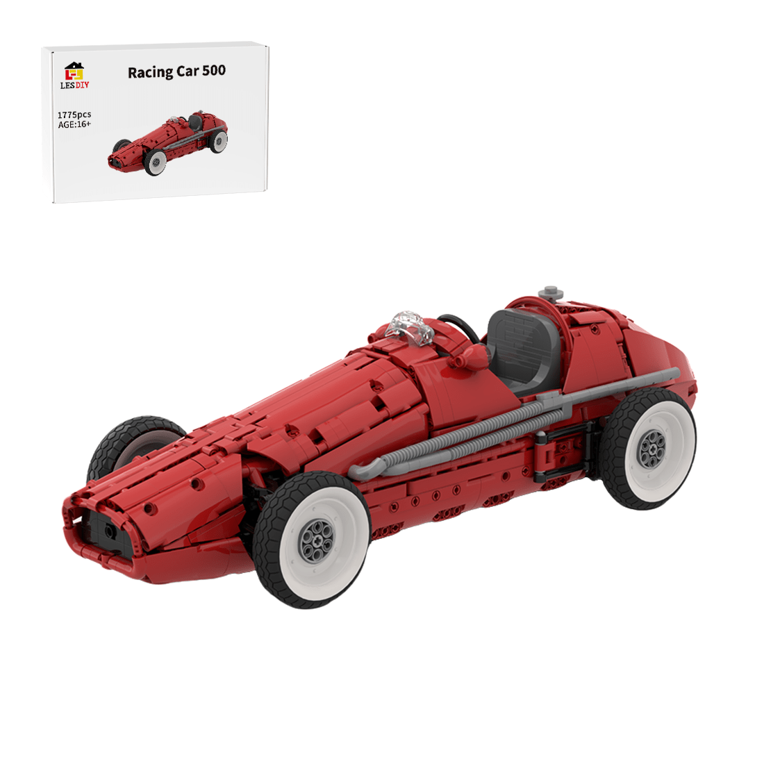 MOC-206365 F1 500 1:8 Scale Klemmbausteine | LesDiy