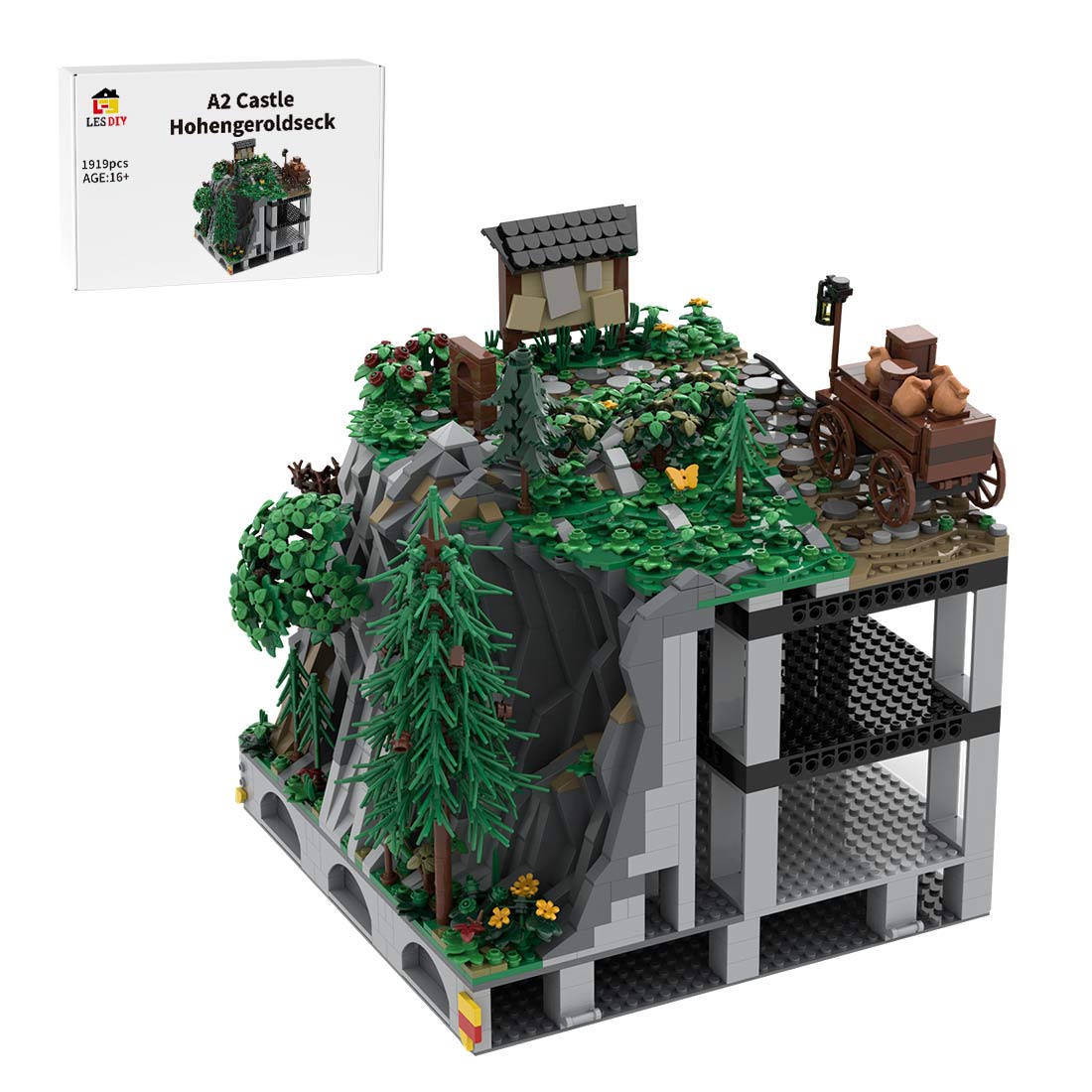 MOC-207721 A2 Castle Hohengeroldseck Klemmbausteine | LesDiy