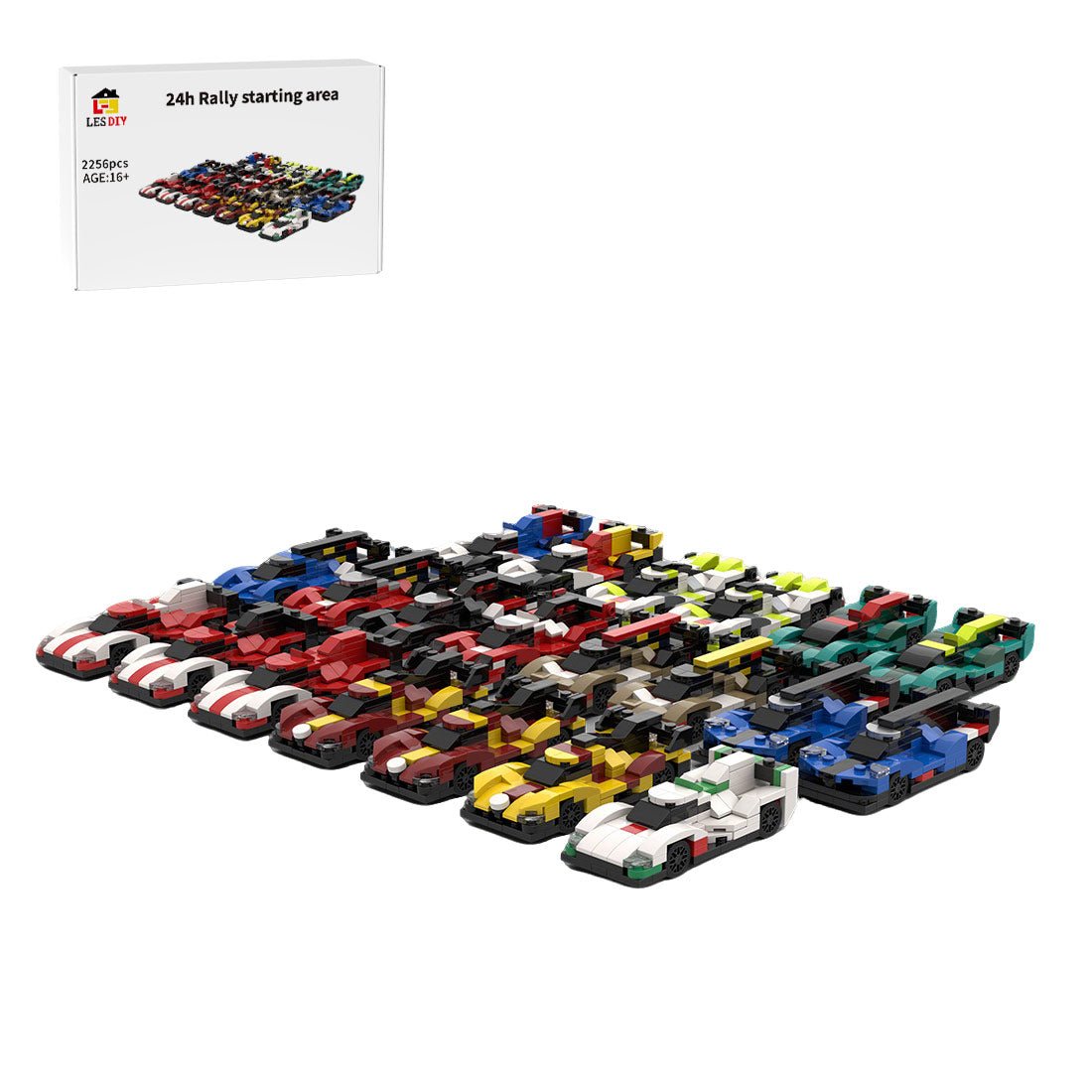 MOC-223951 Mini Le Mans 2025 grid Klemmbausteine | LesDiy