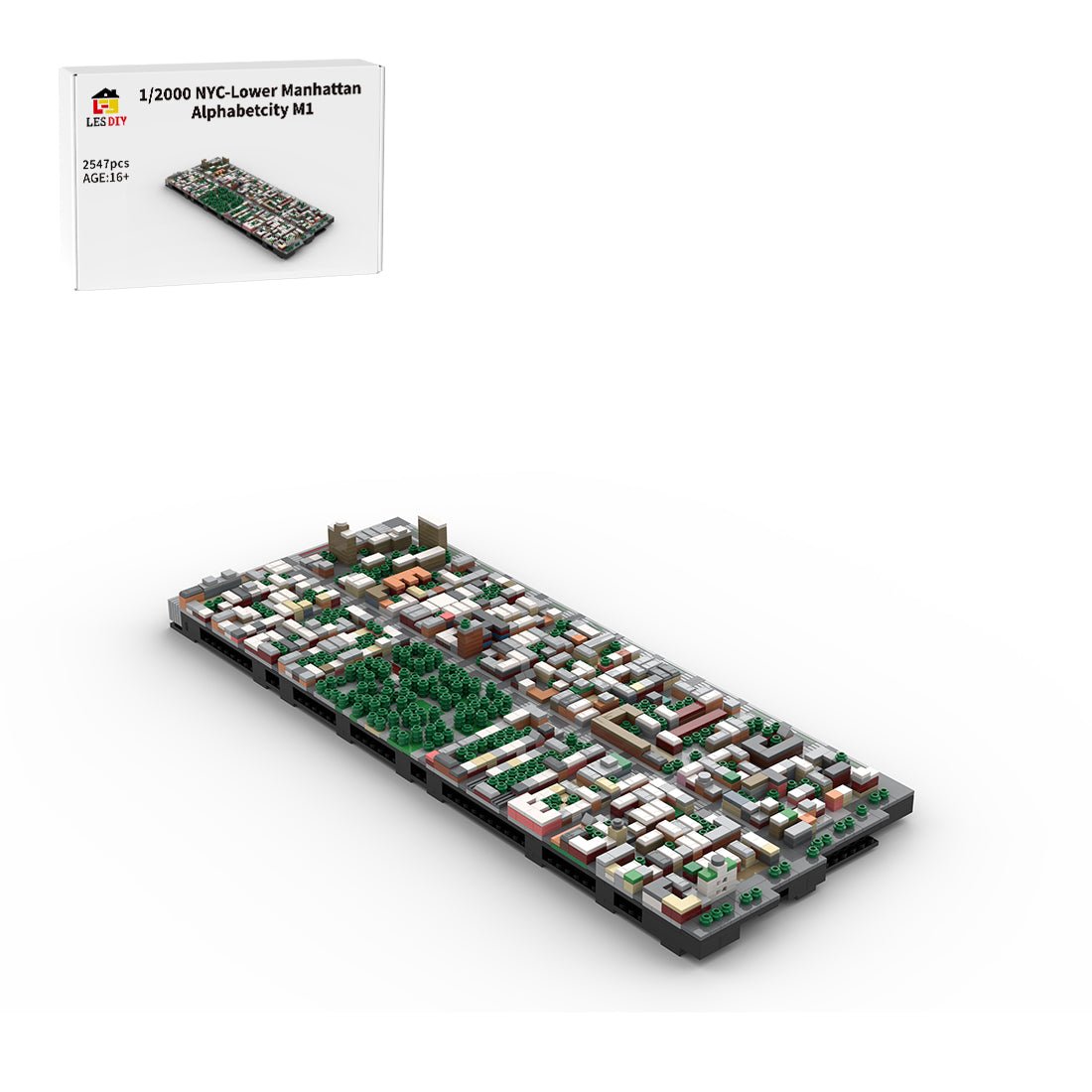 MOC-225884 1/2000 Scale Lower Manhattan Alphabetcity Module 1 ...