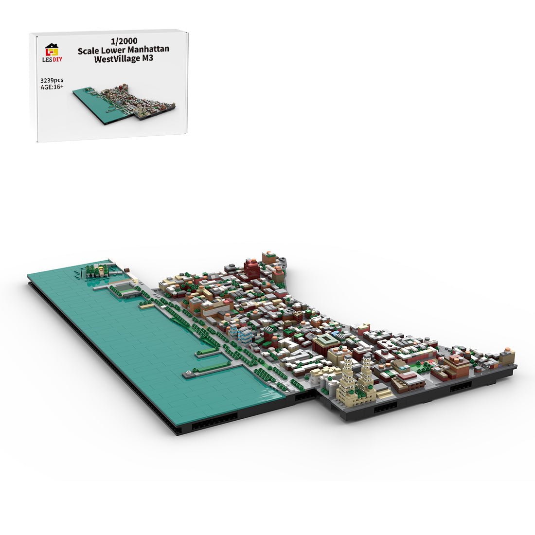 MOC-225884 1/2000 Scale Lower Manhattan WestVillage Module 3 ...