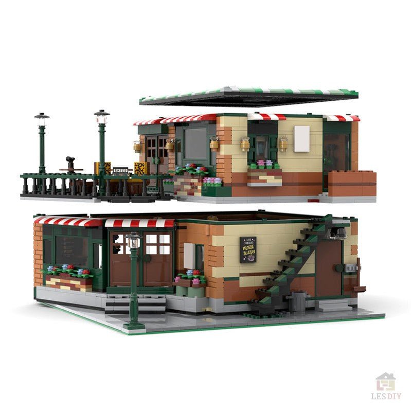 MOC-54894 Modular Central Perk Cafe & Pub - LesDiy