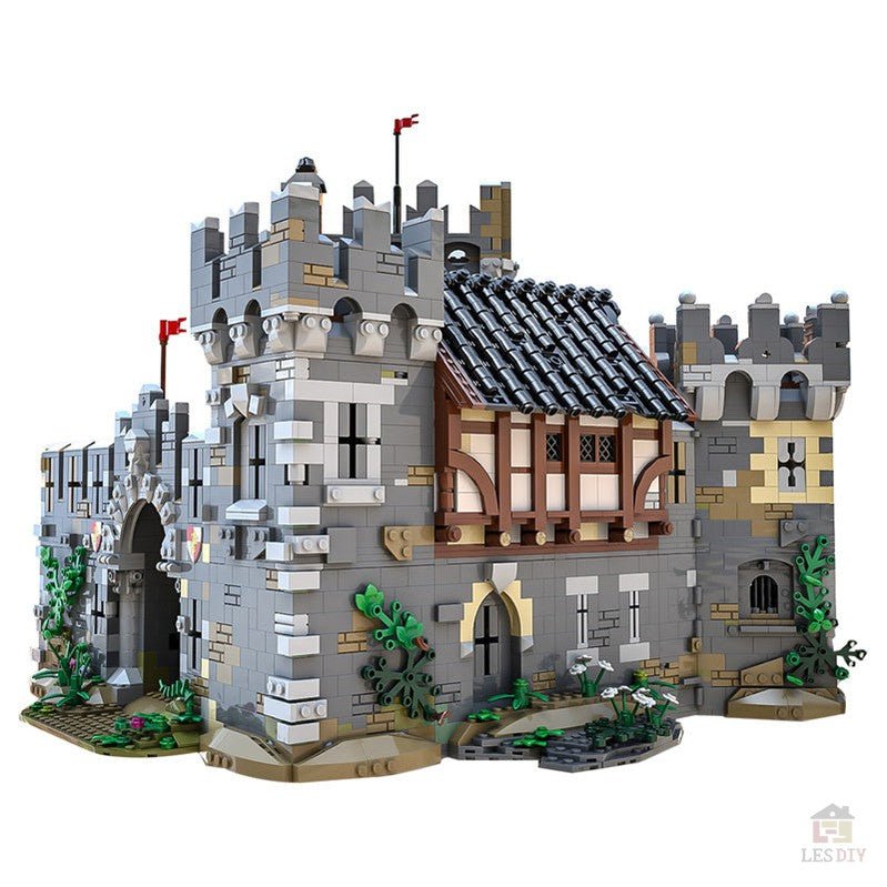 MOC-68151 Lion Castle building blocks - LesDiy