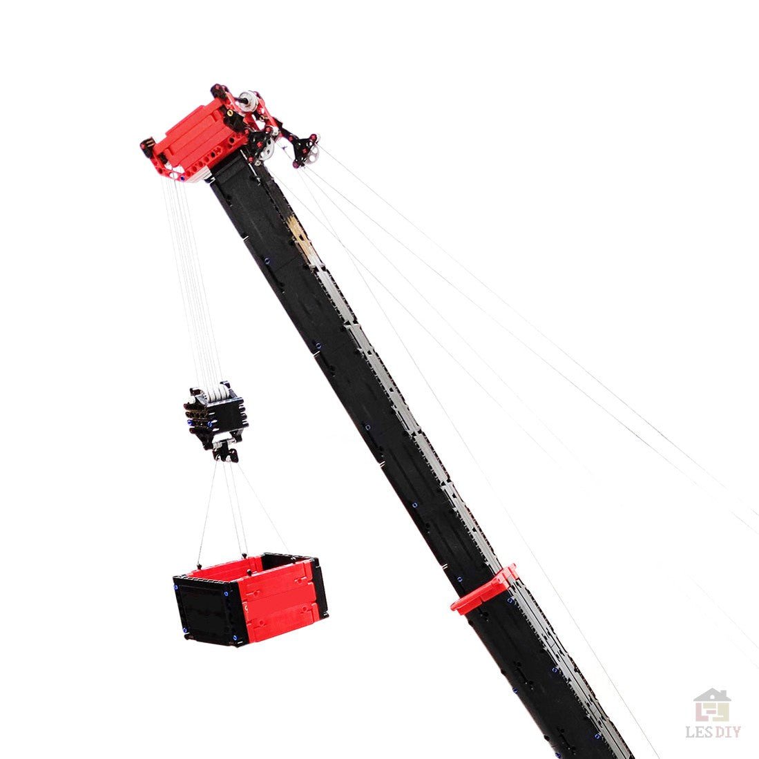 MOC LTM1750-9.1 All-Road-RC-Kran mit 12 Motoren Klemmbausteine - LesDiy